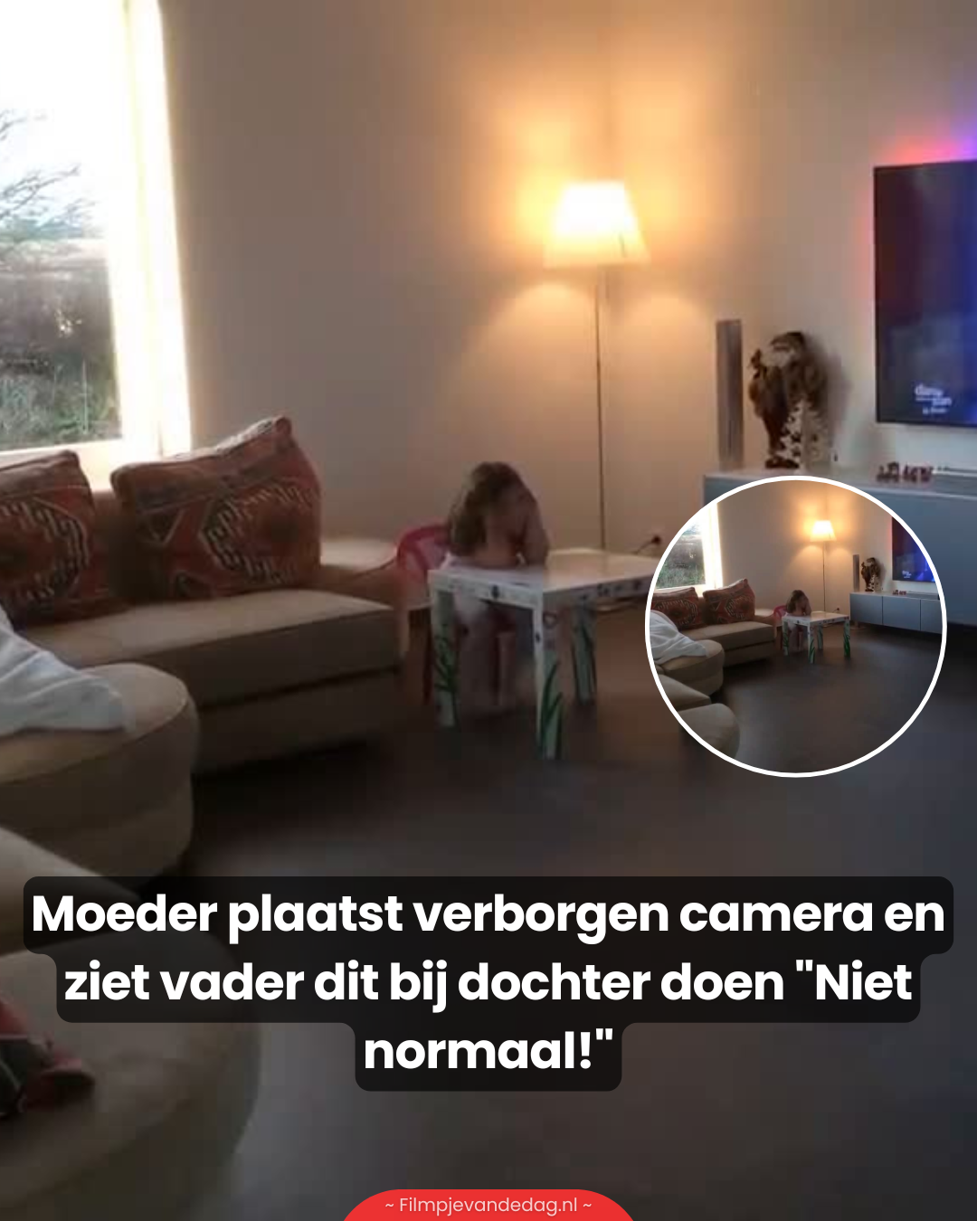Video: Moeder plaatst verborgen camera en ziet vader dit bij dochter ...