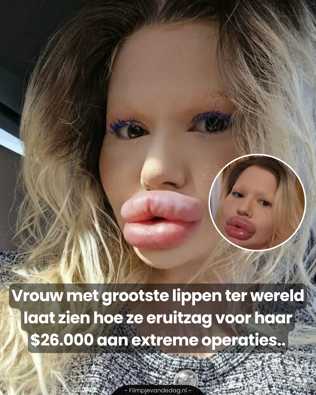 Je herkent haar echt niet meer...