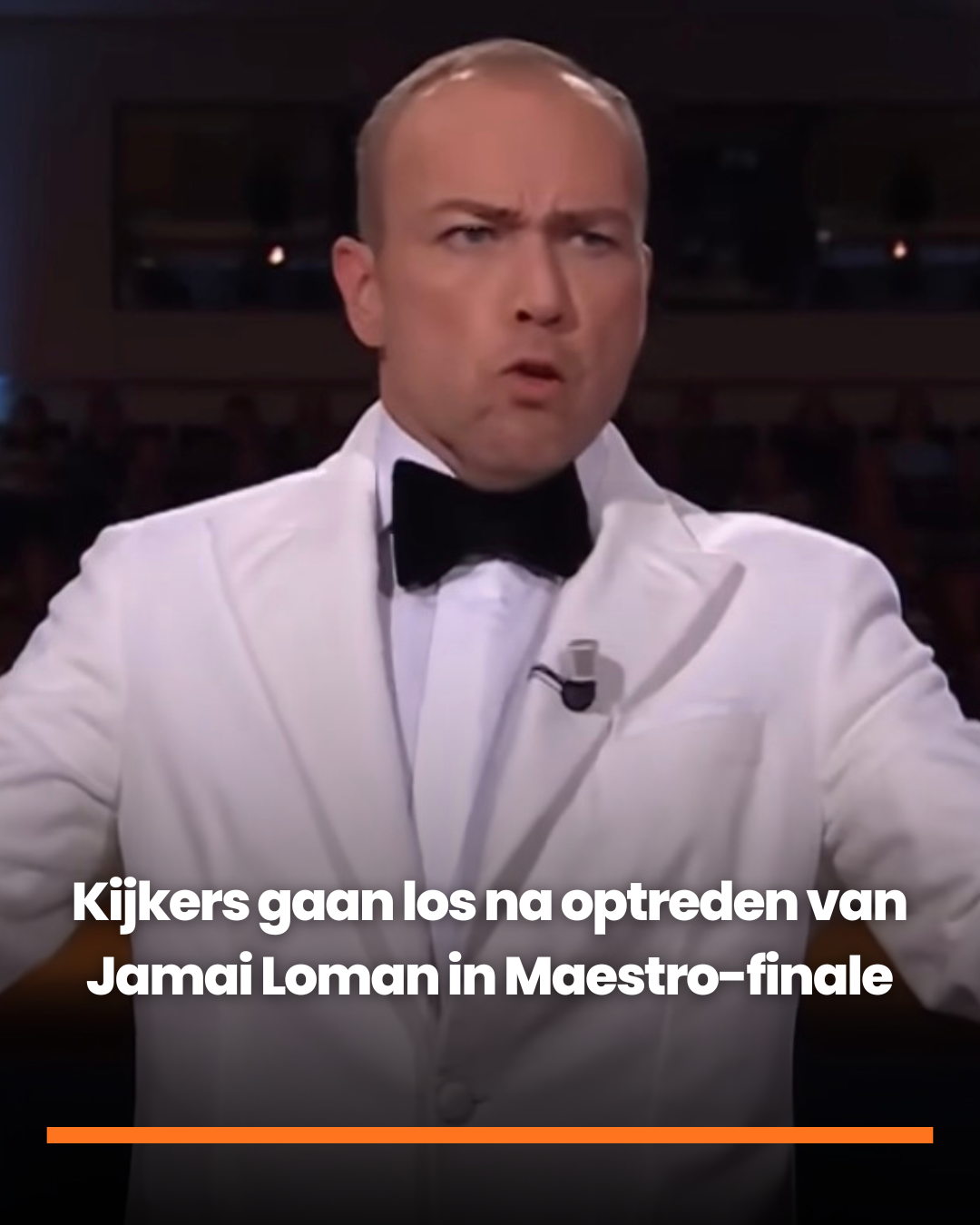Kijkers gaan los na optreden van Jamai Loman in Maestro-finale