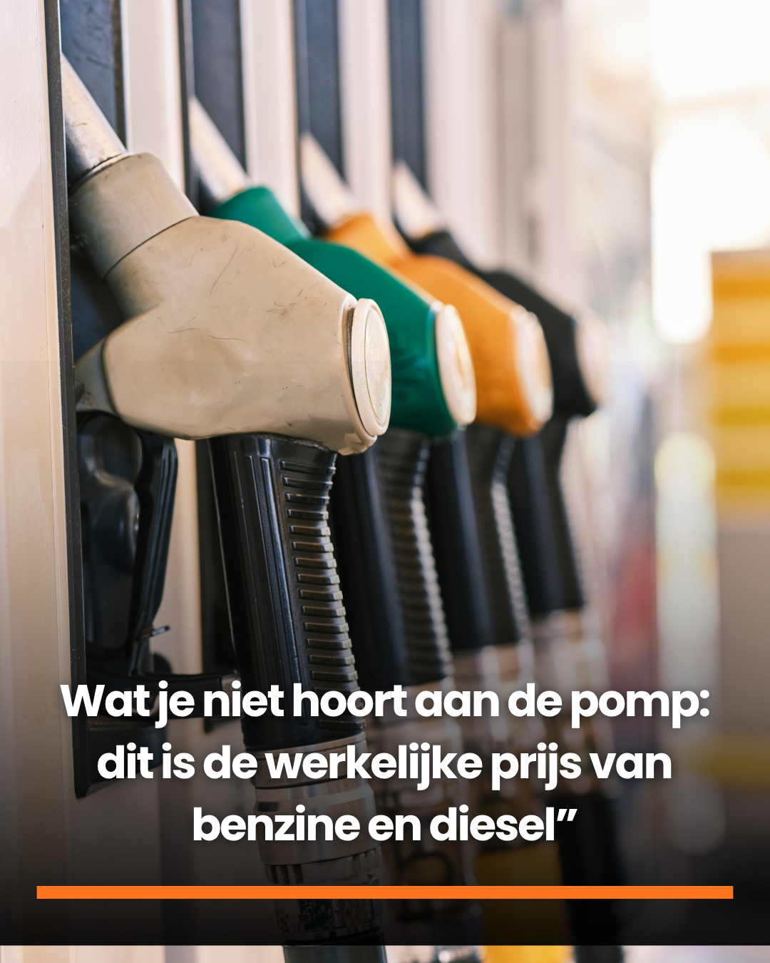 Je betaalt dit eigenlijk voor benzine (de rest is belasting)