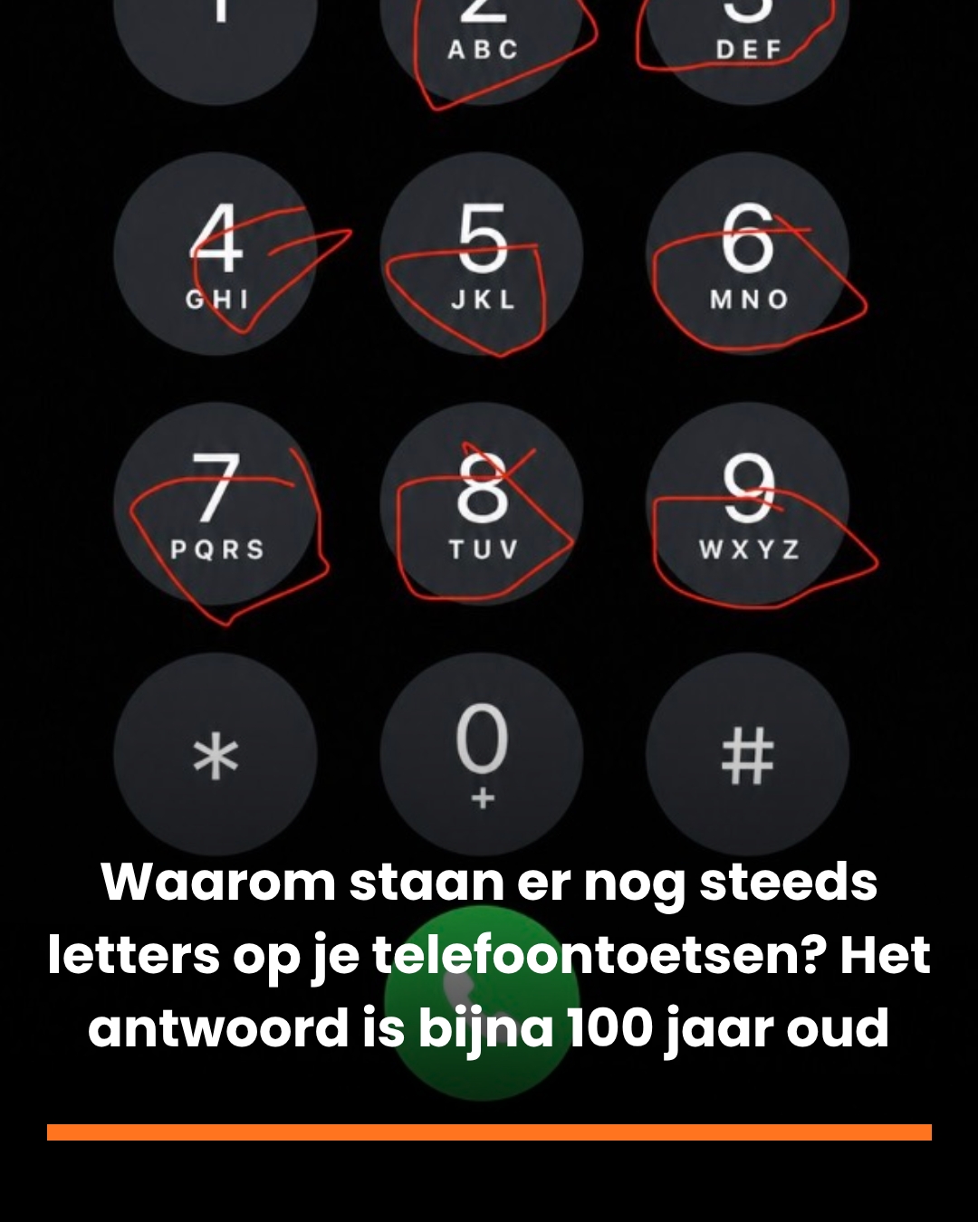 Die lettertjes op je telefoon: waarom staan ze er eigenlijk nog?